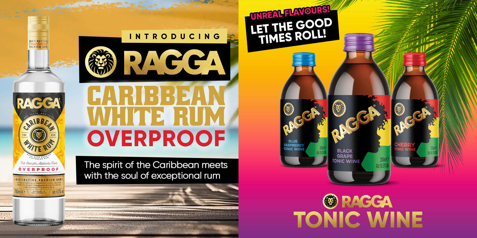 RAGGA - Premium Tonic Wine & Over Proof Rum 63% Abv – RAGGA Drinks